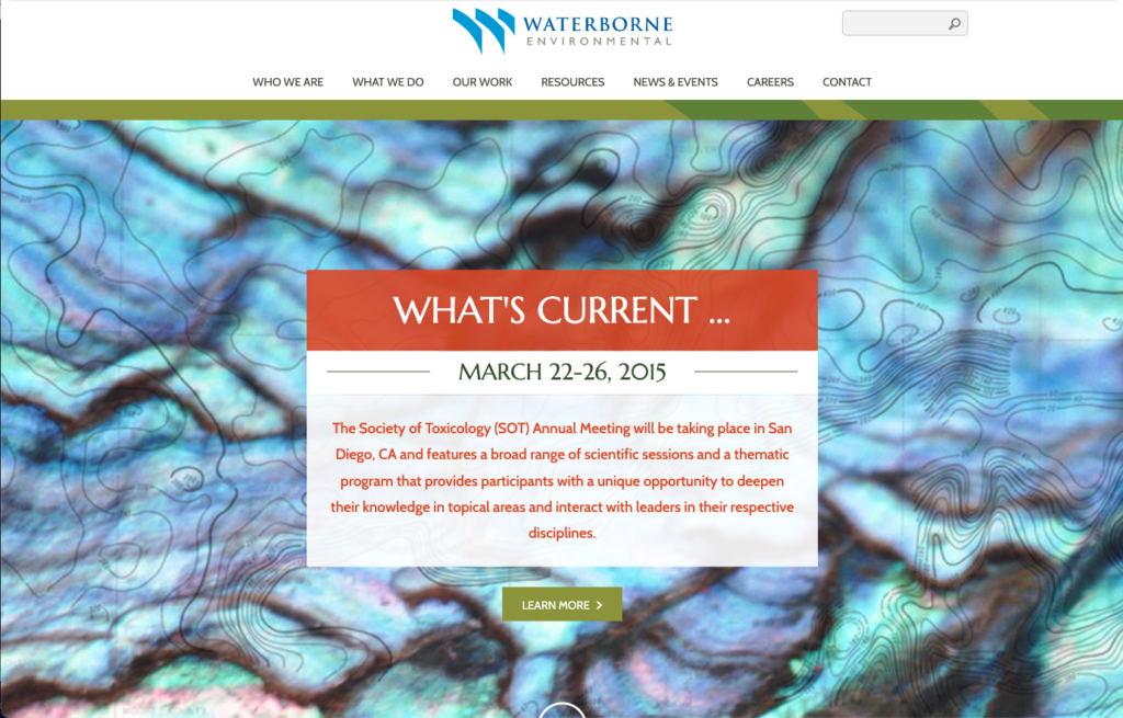 Waterborne 30th Anniversary - Waterborne Environmental